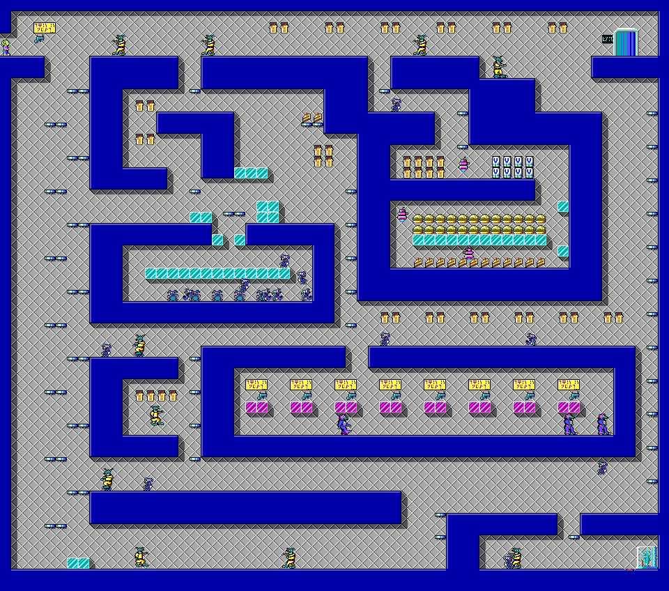 Commander Keen Maps - Cerebral Cortex 314